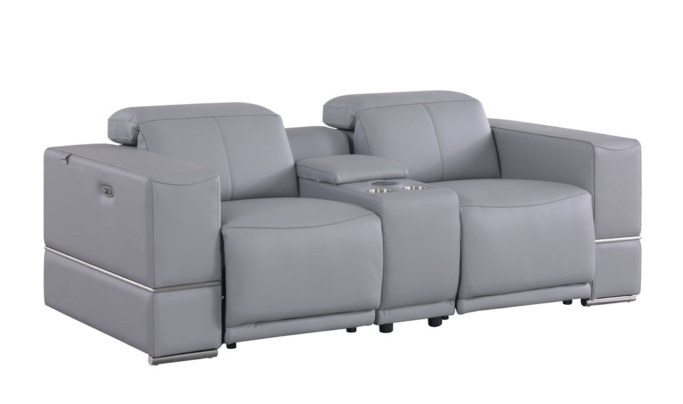 MI-1123 Franco (Light Blue) power reclining set
