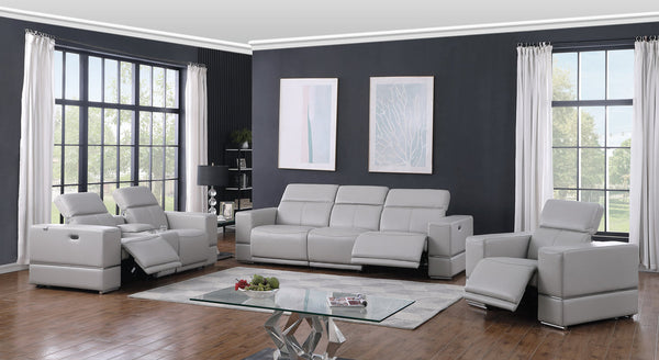 MI-1123 Franco (Light Blue) power reclining set