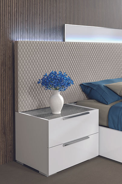 Fabiana Italian bedroom Collection (White)